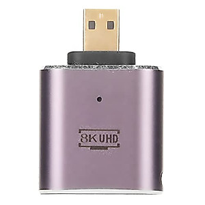 VINGVO Micro HD to HD Converter, Aluminum Alloy Female HD to Micro HD Adapter, Wide Applicability, Support 8K for Computers for Monitors