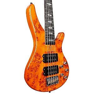 Electric Bass Guitar 5 Strings Full Size Bass Beginner Kit for Starter with Gig Bag, Guitar Strap, and Guitar Cable (yellow)