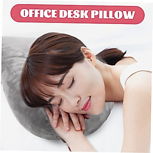 Tofficu 3pcs Office Tummy Pillow Adjustable Travel Pillow Pillows for Desk Nap Pillow Face Down Nap Pillow Travel Nap Face Pillow Ear Piercing Student Memory Foam Neck Donut