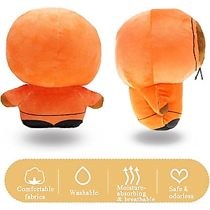 YZONU SP Anime Plush Toys, 8'' Kyle Cartman Kenny Butters Soft Plush Doll Cute Plush Pillow Stuffed Animals Toy Birthday Gifts for Children Adults and Fans（Kenny）