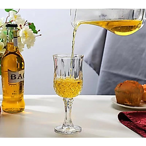 RYUHYF Red wine glass set, white wine glass set, medium 5.4 oz wine glasses, set of 3