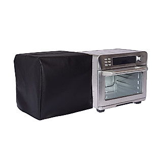 PERFECT DUST COVER, Black Padded Cover Compatible with Emeril Lagasse Power Air Fryer 360 Model S∙AFO-001 Toaster Oven Standard Size, Double Stitched and Waterproof Cover by The