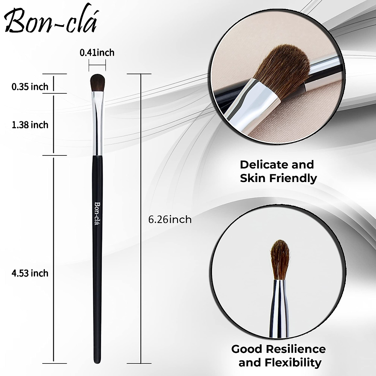 Bon-clá Small Shadow Beauty Professional Eyeshadow Brush, Eyeshadow Applicator Soft Makeup