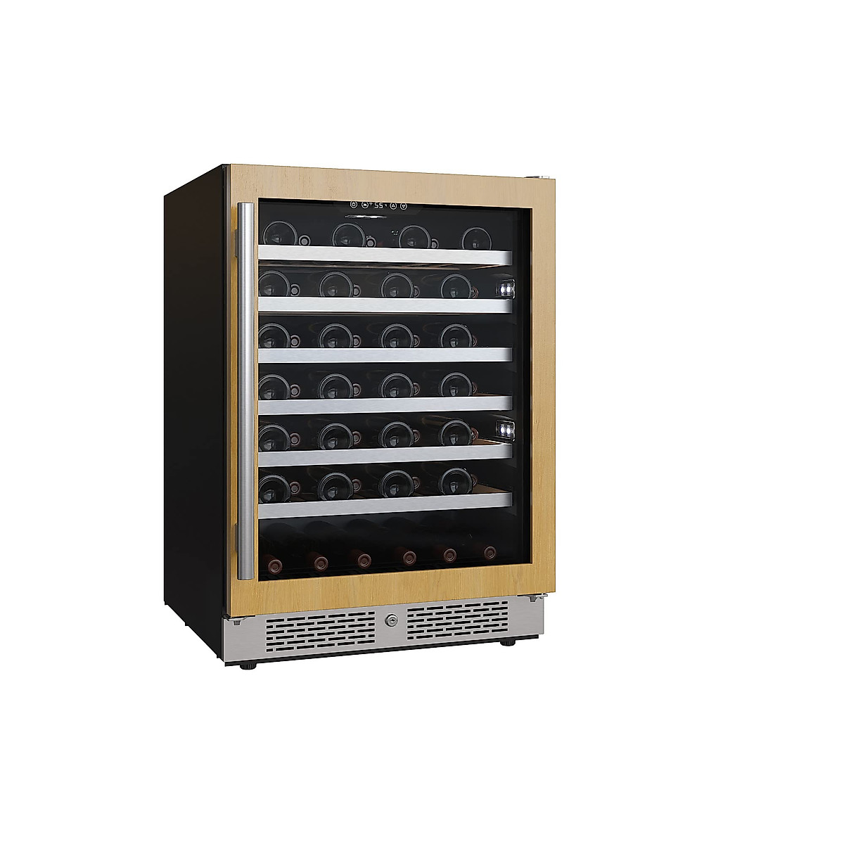Avallon AWC242SZRH 24 Inch Wide 53 Bottle Capacity Single Zone Wine Cooler with Right Swing Door