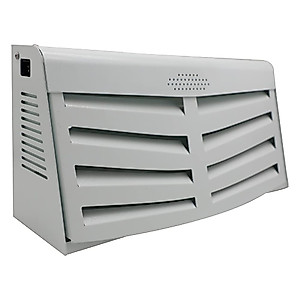 JT Eaton 1500LV Synergetic Metal Horizontal Fly Light Trap with Large Glue Board and Shatterproof Bulbs - Ideal for Restaurants and Kitchens