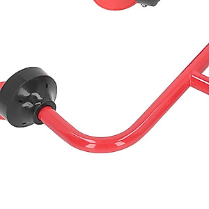 Faucet Mounted Eyewash Station with Cover, Emergency Eye Wash Station Sink Attachment with Hose, Double Port Eye Wash Unit for Lab, Factory, Industry Site, Office and Home