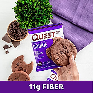 Quest NUTRITION Double Chocolate Chip Protein Cookie, 4 CT
