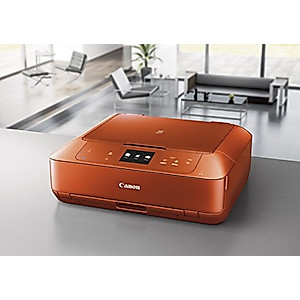 CANON MG7520 Wireless Color Cloud Printer with Scanner and Copier: Mobile, Smart Phone, Tablet Printer, and AirPrint(TM) Compatible,Burnt Orange