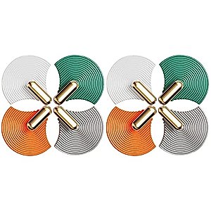 LUOZZY 8 pcs Self Adhesive Wall Hooks Punch Free Sticky Hooks for Keys Towels Purses Hats, 4 Colors