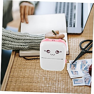 JEWEDECO Printer Student Friendly Pocket Printer Portable Printing Tool for Label Printing