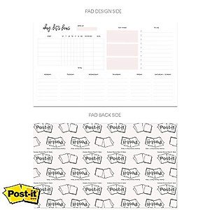 Weekly Planner Sticky Notepad / 10" x 6" Habit Tracker Repositionable Desk Pad/Motivational Weekly to-Do Pad