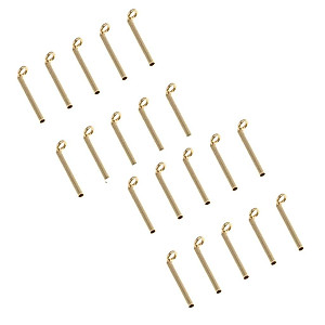 20pcs Stainless Steel Fishing Rod Guides Tip Top Rod Repair Kit 0.8mm,0.9mm