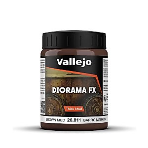 Vallejo Brown Thick Mud, 200ml