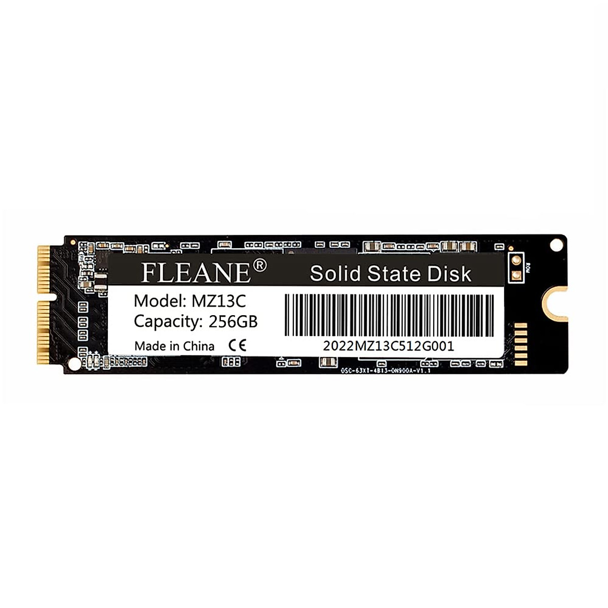 FLEANE MZ13C 256GB SSD Replacement for MacBook Pro A1398 A1502 (Late 2013-2015), MacBook Air A1465 A1466 (Mid 2013-2017), iMac (Late 2013-2017)