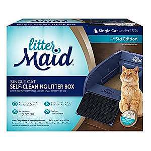 LitterMaid® Single Cat Self-Cleaning Litter Box, Blue