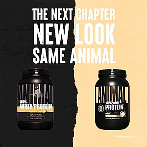 Animal 100% Whey Protein Powder – Whey Blend for Pre- or Post-Workout, Recovery or an Anytime Protein Boost– Low Sugar – Vanilla, 1.8 lb