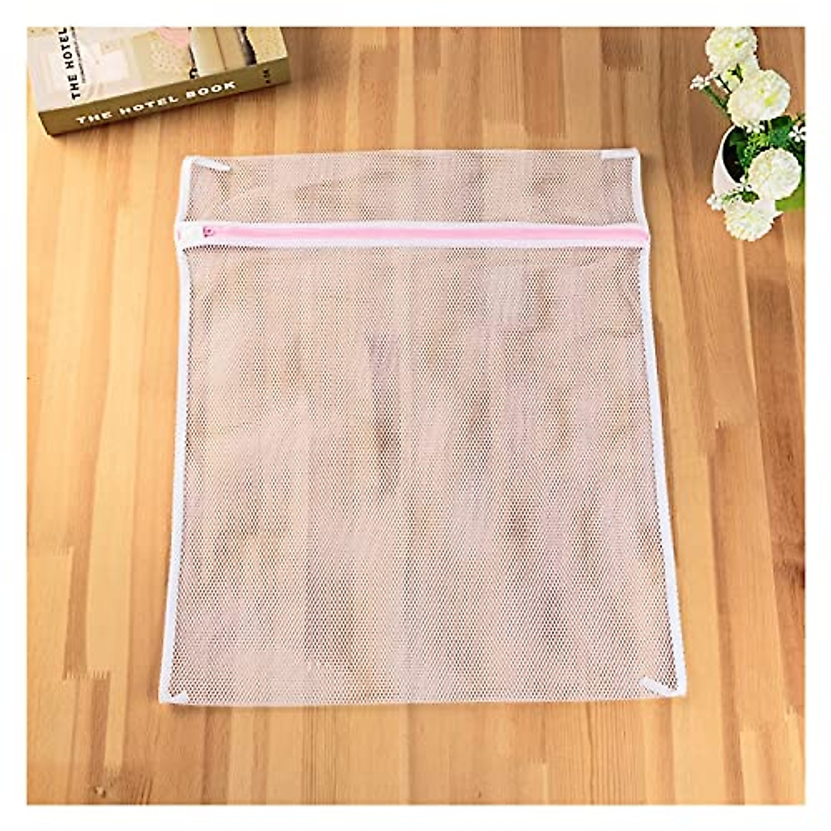 YXXJJ Laundry Ball 5PCS/Set White Coarse Mesh Laundry Bags for Washing Machines Lingerie Laundry Wash Bags Modern PET+PE Polyester Laundry Bag Easy to use (Color : Coarse Mesh Set)