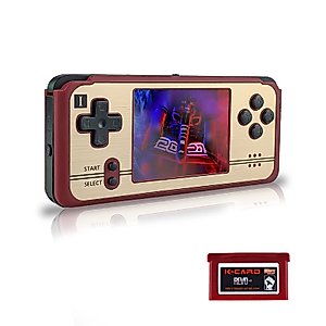 Daxceirry Retro Game K101 Plus Handheld 32 Bit Game Console Mini Video Game Player with 3 inch Screen Support for Official Cartridges Dual Core System (No TF Card Attached)