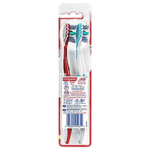 Colgate 360 Advanced Optic White Toothbrush, Soft, 2 Count