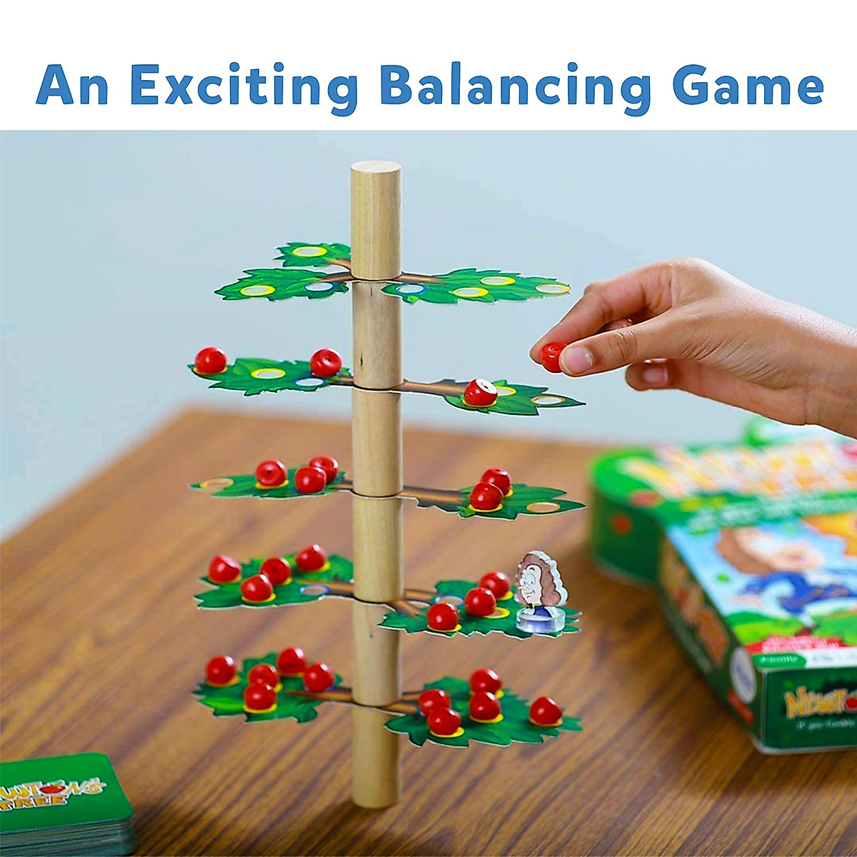 Skillmatics Newton's Tree | Fun Family Game of a Tumbling Tree | Balancing, Stacking, Strategy and Skill Building | Gifts for 6 Year Olds and Up