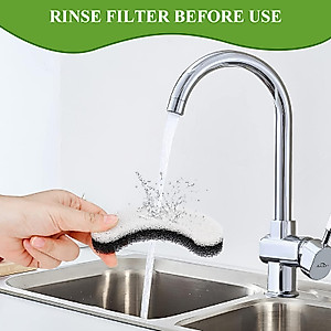 Cepheus 8 Pack Pet Fountain Filters Replacement for Cat Water Fountain, Dog Drinking Dispenser Cat Fountain Filters with 3 Filtration System