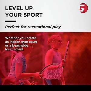 GAMMA Sports Junior Tennis Racquet: Quick Kids 21 Inch Tennis Racket - Prestrung Youth Tennis Racquets for Boys and Girls - 93 Inch Head Size - Red