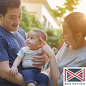 Diaper Bag Backpack and Stroller Organizer Black Bundle