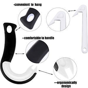 4 Pack Easy Open Ring Pull Can Opener Easy Grip Opener Ring-Pull Helper for Ring Pull Tab Cans Tins Bottles, 2 Sizes