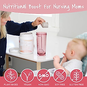 MILK DUST Protein Powder 660g | Breastfeeding Powder for Nursing Moms | Lactation Support Pea Powder | Vegan & Dairy-Free | Sweet Vanilla | 22 Servings