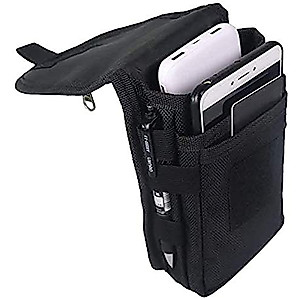 Cell Phone Pouch, Cell Phone Holsters for Men Belt, Multi-Purpose Phone Belt Pouch, Phone Case Tool Holder, Tactical Molle Phone Pouch Carrying Case, Men's Waist Pocket for Hiking & Rescue
