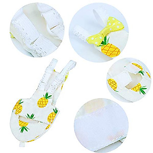 QBLEEV 4 Pack Bird Diaper, Soft Birds Flight Suits with Leash Hole, Washable & Reusable Parrots Nappies with Bowtie Decor, Breathable Pet Pee Pads for Budgie Parakeet, Cockatoos(4 Sizes)