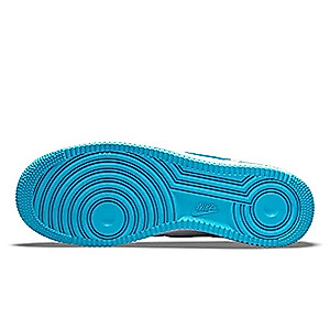 Nike Men's Air Force 1 Low Space Jam Tune Squad, White/Light Blue Fury/White, 10