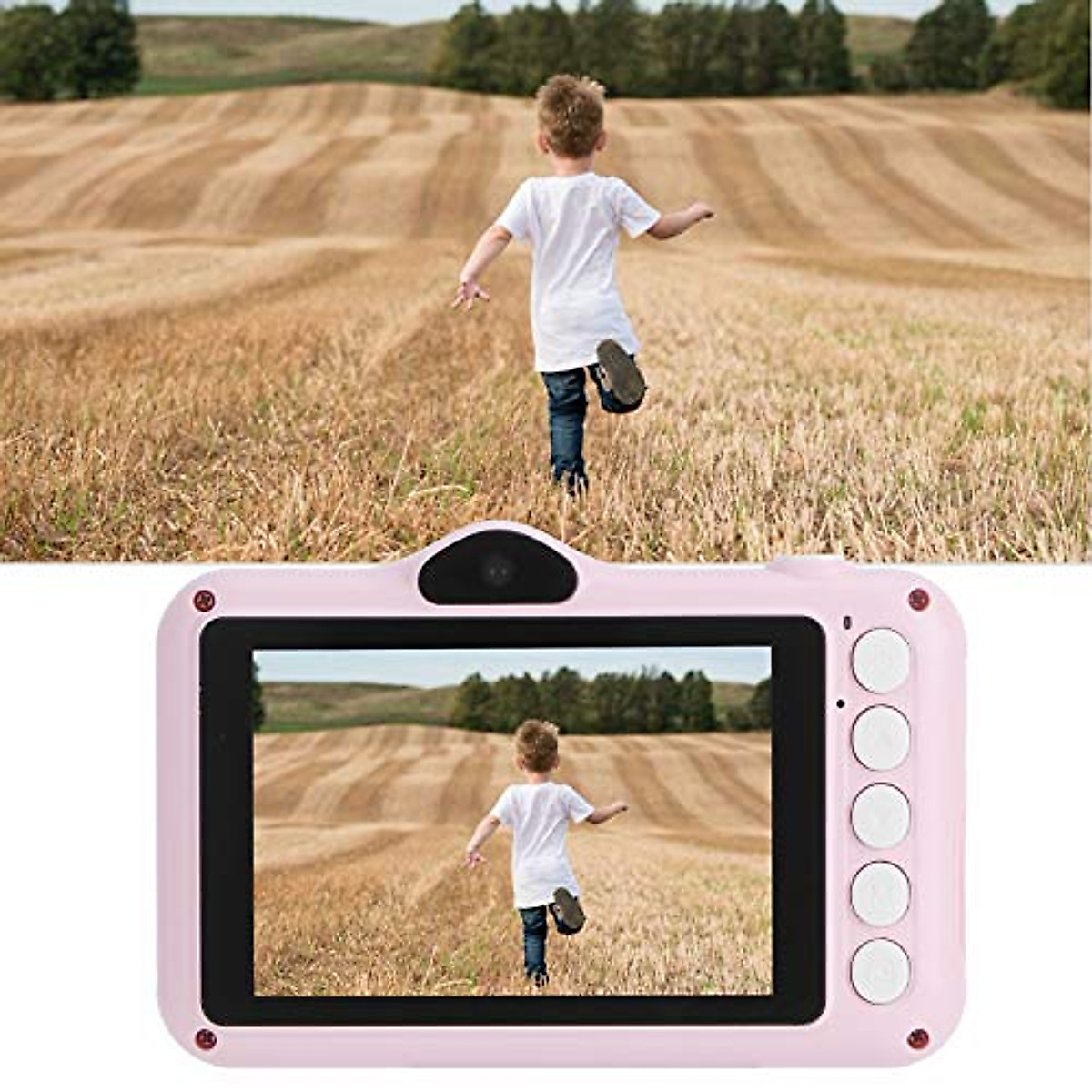 3.5 inch Children Digital Camera Ultra‑High‑Definition Eye Protection Screen Auto‑focusin/Auto‑Color 32GB Rechargeable HD