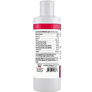 Omega-Caps ES Liquid - Vitamins, Minerals, Omega-3 Fatty Acids, Antioxidants for Dogs and Cats - 8 fl oz