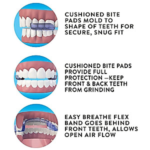 Dental Guard Safe Silicone Material Portable,Help Prevent Teeth Grinding and Clenching