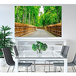 Bamboo Forest Canvas Print 1 Panel / 36x24 inches