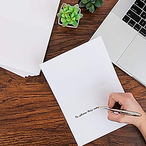 Purple Q Crafts Heavyweight White Blank Cards With White Envelopes 5"x 7" Greeting Cards Blank Cards And Envelopes Printable Note Cards With Corresponding Envelopes (40 Pack)