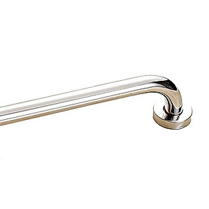 CRODY Bath Wall Attachment Handrails Grab Bar Rails Bathroom Grab Bars, round Armrests, Foldable Wall-Mounted Straight Hair Towel Rack, Sturdy Stainless Steel Shower Safety Handle for Bathtub, Toilet/