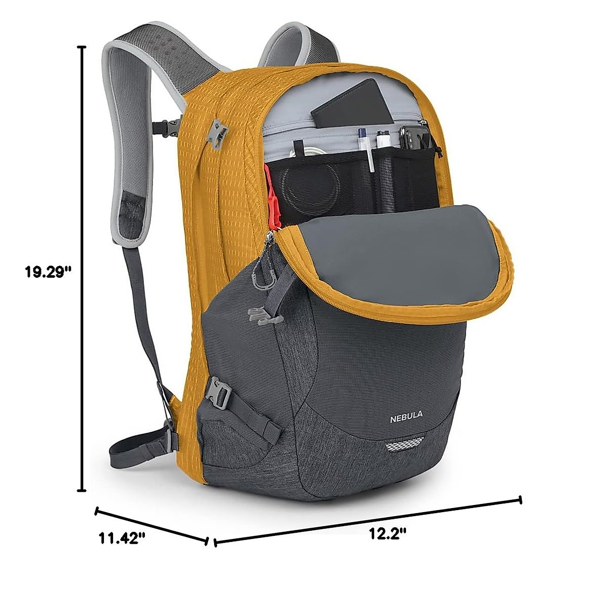 Osprey Nebula 32 Laptop Backpack, Golden Hour Yellow/Grey Area