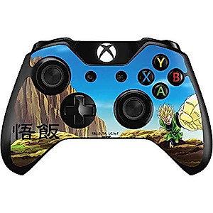 Skinit Decal Gaming Skin Compatible with Xbox One Controller - Officially Licensed Dragon Ball Z Gohan Power Punch Design