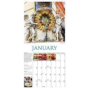 A Walk in Rome 2021 Wall Calendar