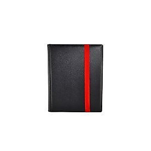 Dex Protection Card Binder 9 | Stores 360 Gaming Cards | Includes 20 Side Loading Card Pages | 9 Card Page Format |Band Closure | Smooth Matte Padded Finish | Velvet Lined Interior