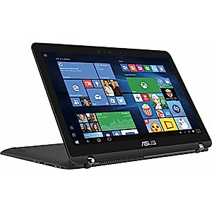 Asus 2-in-1 15.6" Touch-Screen FHD Laptop, Intel Core i7-7500U, 12GB DDR4 RAM, NVIDIA GeForce 940MX 2GB, 2TB HDD, Bluetooth, HDMI, Backlit keyboard, HD Webcam, Win10- Sandblasted black aluminum