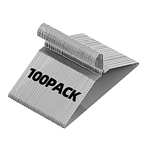 Metal Wire Hangers 100 Pack, Clothes Hangers for Coats, Space Saving Metal Hangers for Standard Size Shirts,Suits, Pants, Skirts-Silver, Ultra Thin Space Saving Metal Hangers 16in