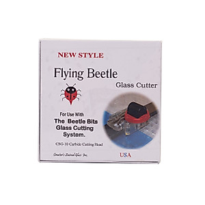 Creator's Flying Beetle Push Button Glass Cutter for Use with The Beetle Bits Glass Cutting System