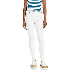 Jessica Simpson Women's Misses Kiss Me Super Skinny Jean, White/White, 30