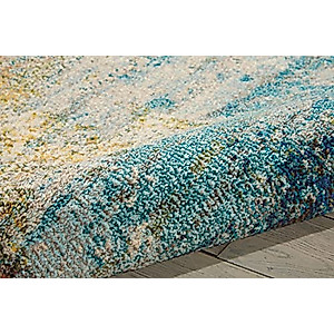 Nourison Celestial Modern Abstract Sealife 5'3" x 7'3" Area -Rug, Easy -Cleaning, Non Shedding, Bed Room, Living Room, Dining Room, Kitchen (5x7)