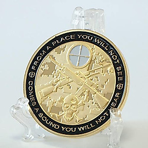 U.S. Army Sniper Commemorative Coins Gold Plated Rare Toys Collectibles Gold Coins Lucky Coins Challenge Coin