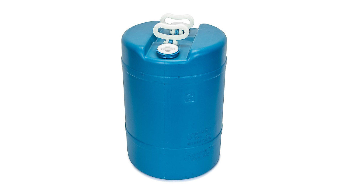 15 Gallon Emergency Water Storage Barrel - Portable & BPA Free