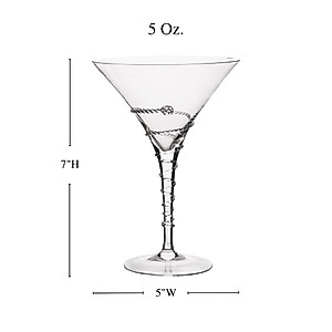 Juliska Amalia Glass Cups (Martini Glass)